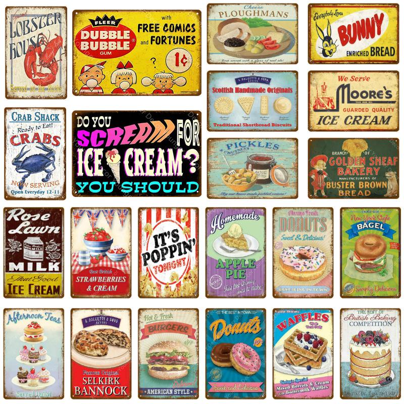 Buy Delicious Food Decor Ice Cream Milk Strawberries Pickles Waffles ...