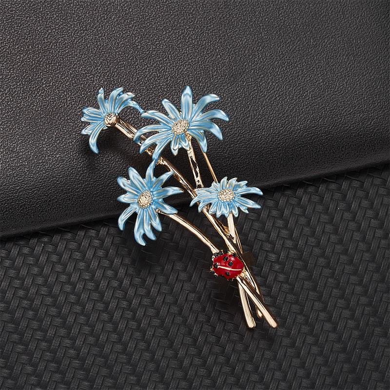 Buy Rose Flower Brooch Ladies Elegant Bouquet Lapel Pin at affordable ...