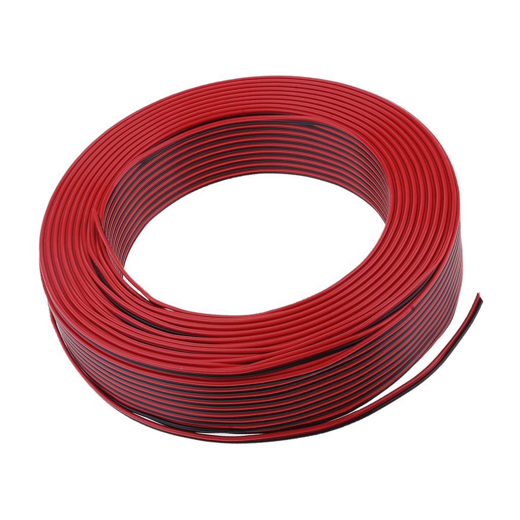 Buy Car Home Outdoor Audio Speaker Wire 0.3mm Square PVC Cable 100Meter ...