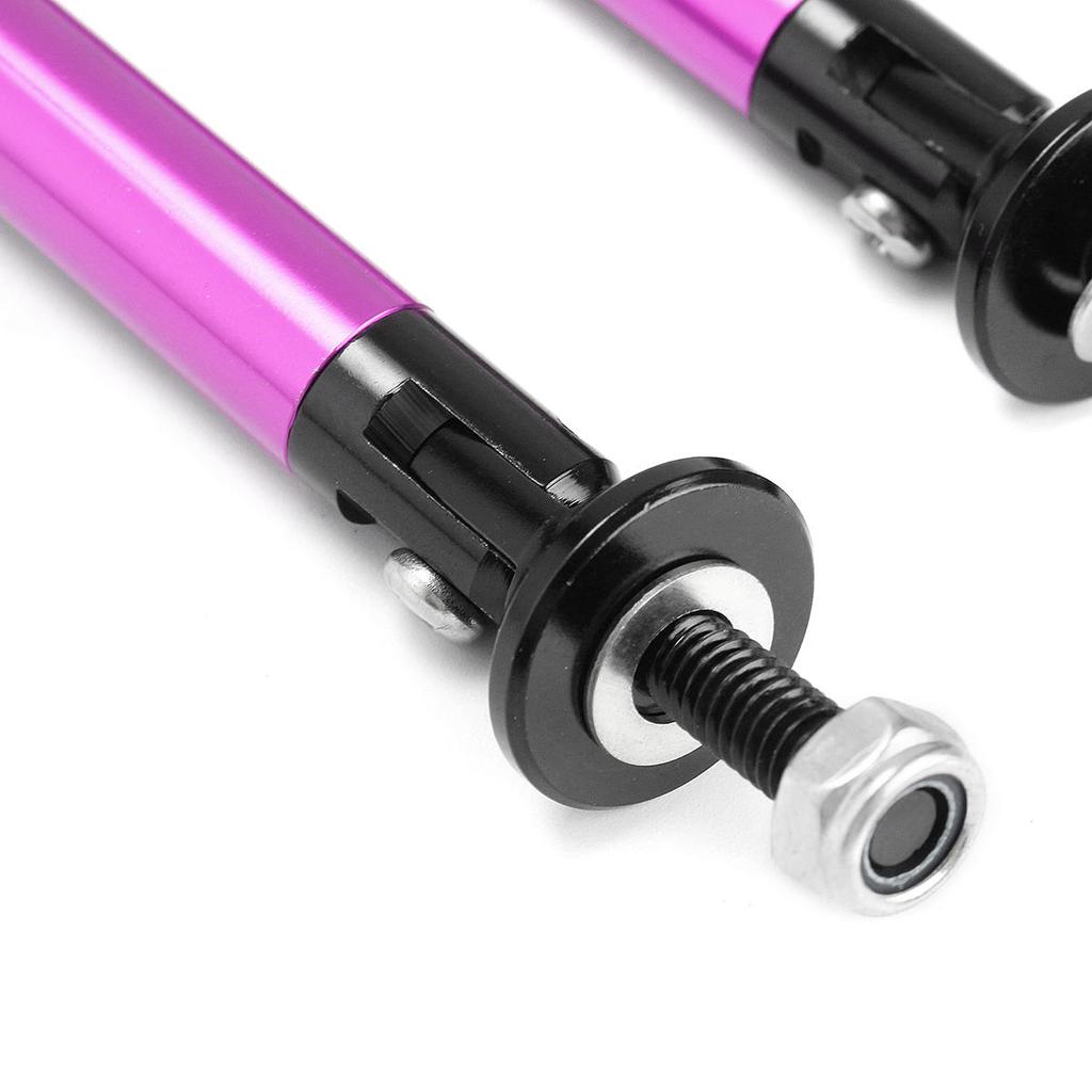2x Edelstahl Universal 200mm Einstellbares Auto vorne hinten Stoßstange ...