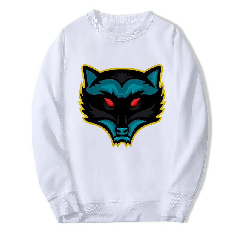 Kazak Harajuku Crew Yaka Sweatshirt Kuzey Amerika Rakun Maskot Baskı ...