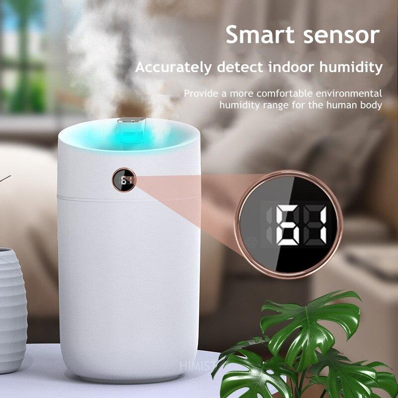 Buy 3L Double Nozzle USB Air Humidifier Water Mist Maker Diffuser with ...