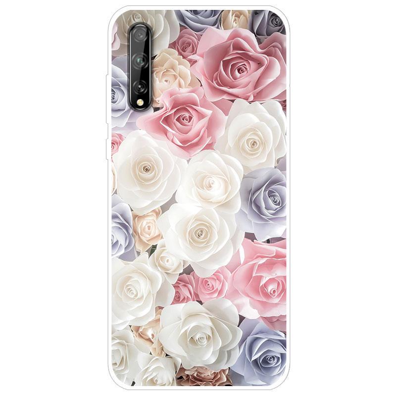 Buy For Huawei Y8P Silicone TPU Back Cover Soft Phone Case For Huawei ...