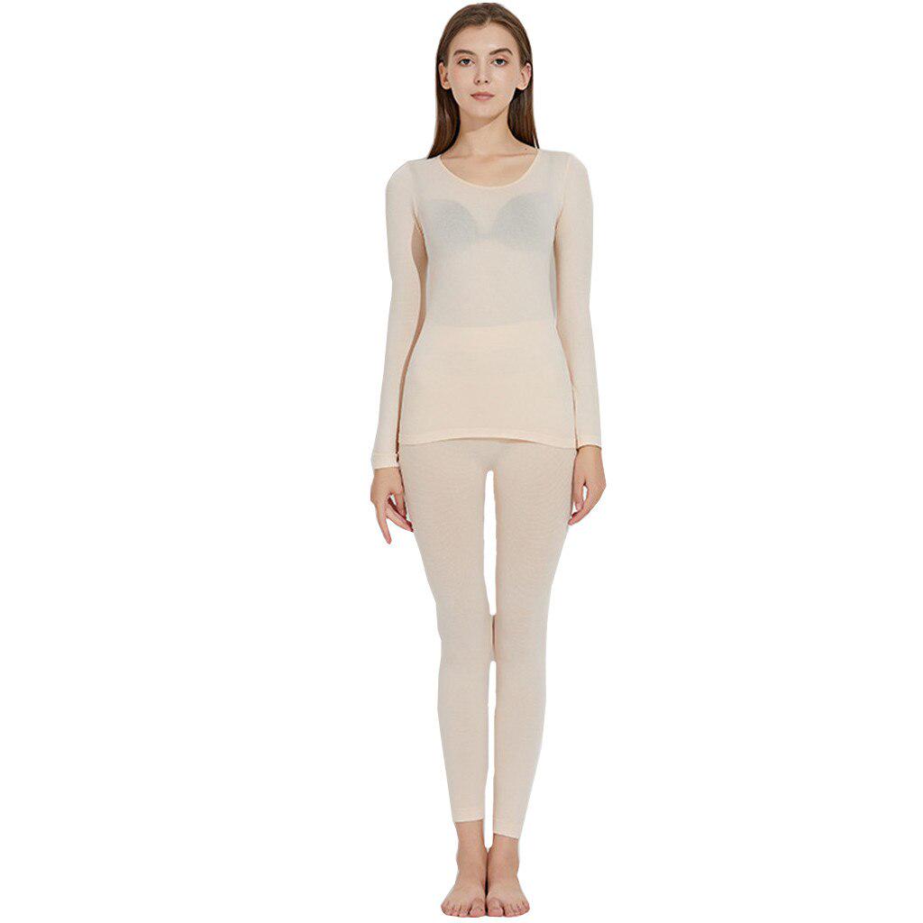 Buy Seamless Elastic Thermal Inner Wear Thermal Underwear Suit For ...