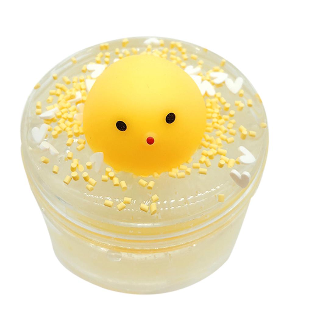 Buy Fluffy Floam Yellow Chicken Slime Stress Relief Egg Scented Sludge ...