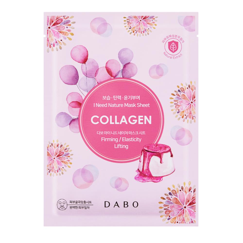 Dabo I Need Nature Mask Pack Collagen 10 Sheets - Firming Elasticity ...