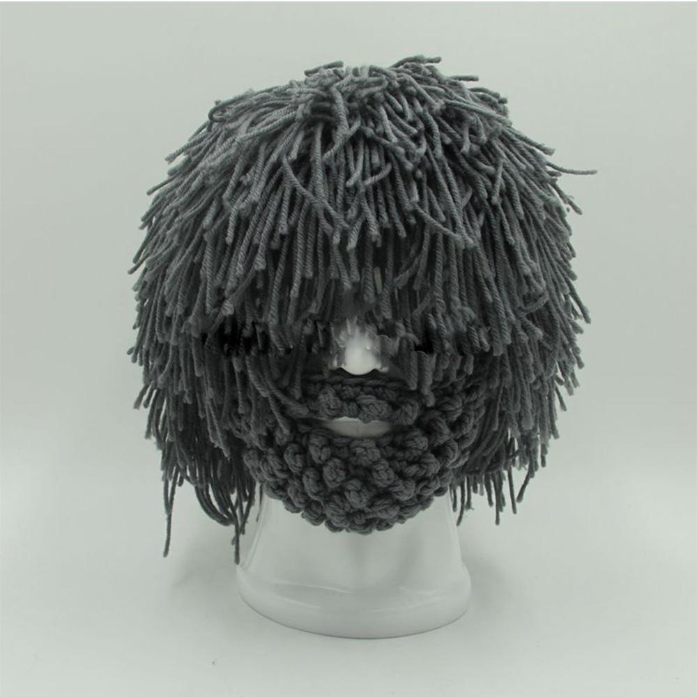 Wool Photography Warm Knit Mad Men Women Gift Halloween Caps Caveman ...