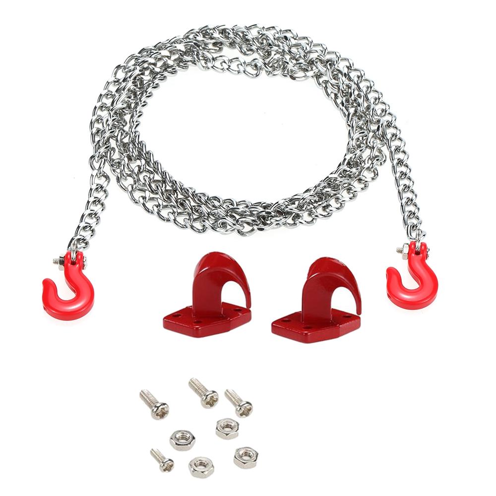Buy 1:10 RC Tow Chain Trailer Hook for Axial SCX10 CC01 RC4WD D90 D110 ...
