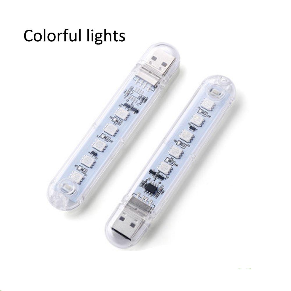 Bulb For Power Bank 7 Colors Light 5 LEDs USB Light Night Light ...