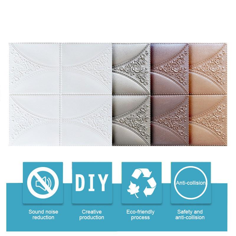 Buy 3d Foam Textured Wall Panels Decorative Wall Panels Self-Adhesive ...