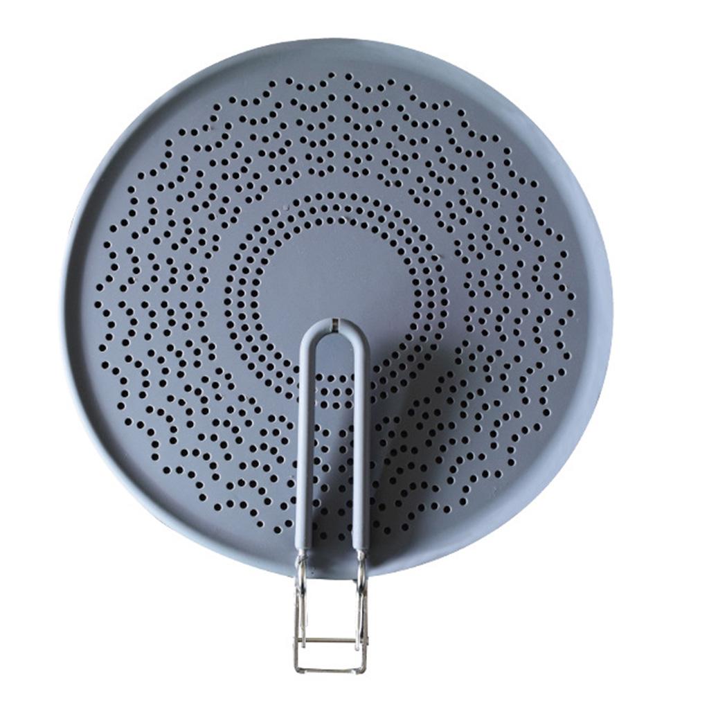Buy Silicone Splatter Screen Pan Cover With Folding Handle High Heat ...