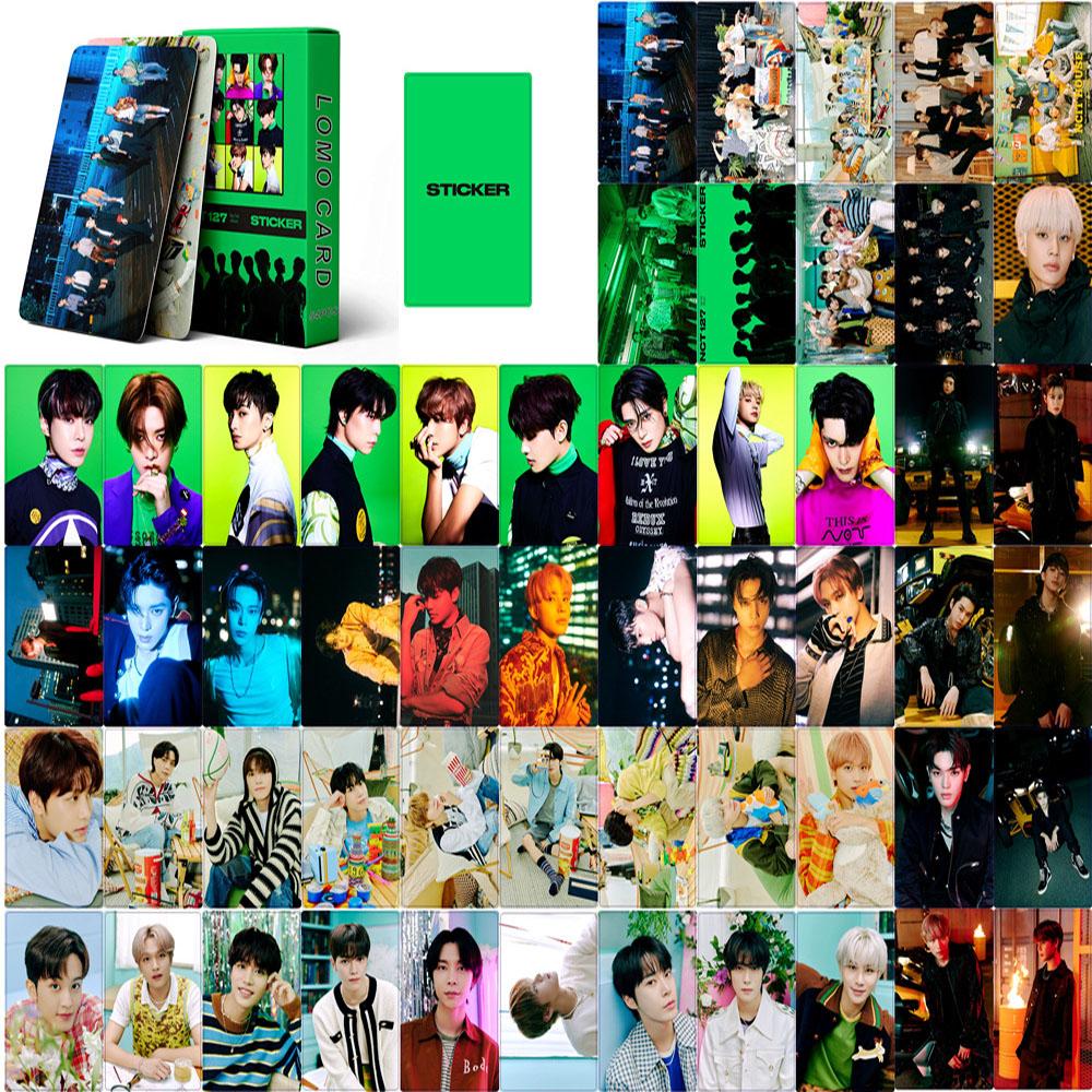 Buy 54pcs Lomo Card Kpop BTS TXT Stray Kids EXO Small Card Lomo Card ...
