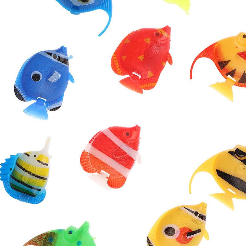 Buy 10pcs Aquarium Fish Tank Artificial Fake Floating Fish Pet Ornament ...