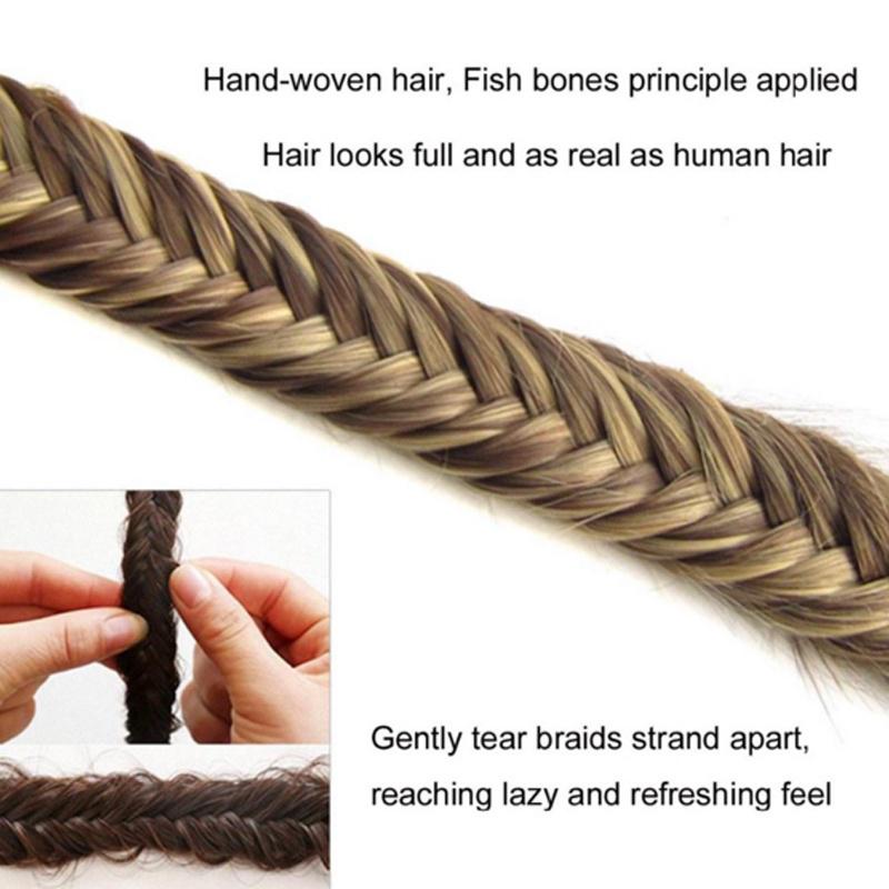 Buy Women's 1PC In On Drawstring Braid Ponytail Thick Wavy Clip ...