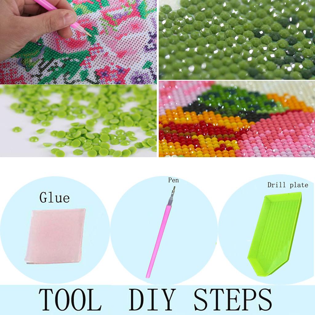 Buy Ministore 5D Embroidery Paintings Rhinestone Pasted DIY Diamond ...