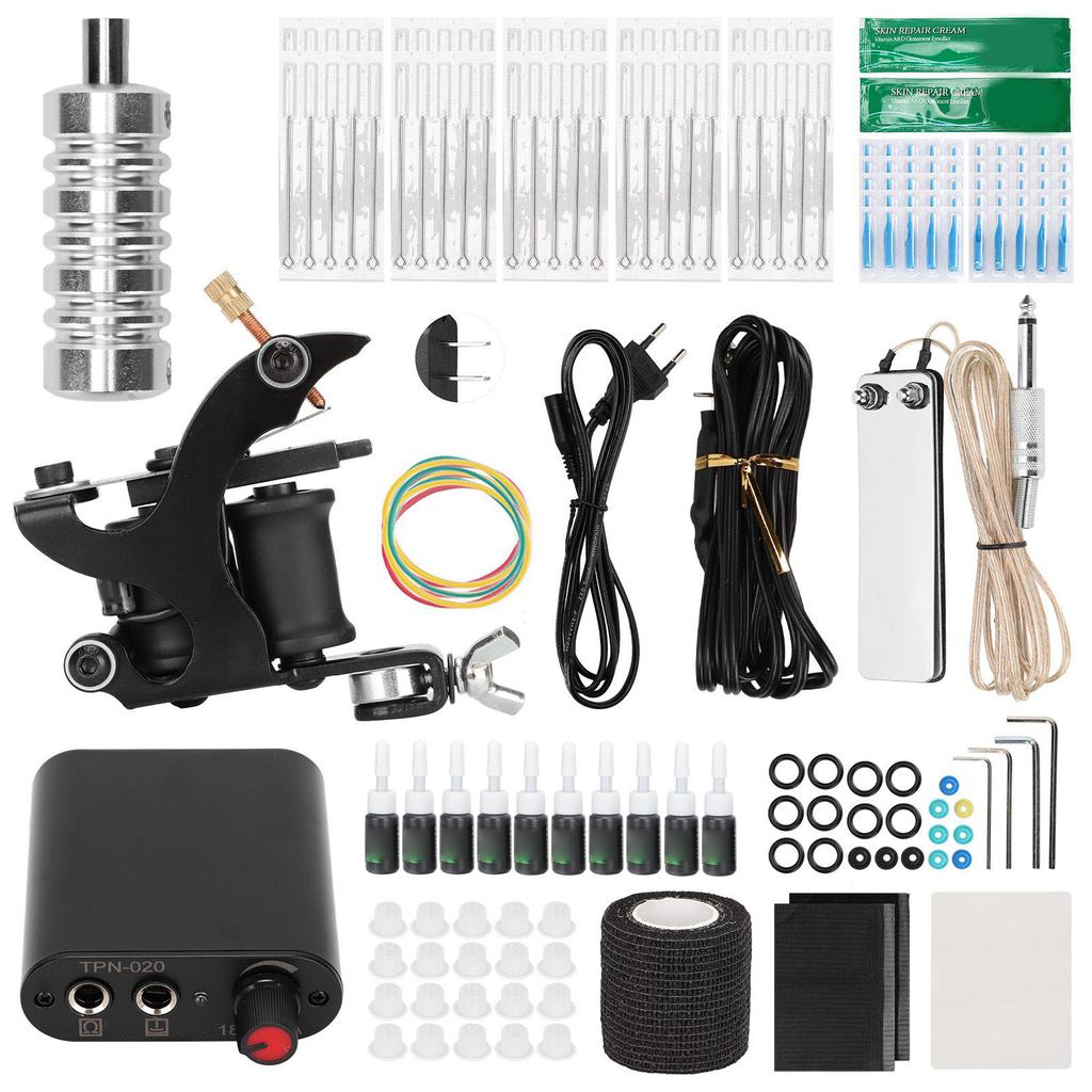 Satın alın Complete Tattoo Machine Kit Professional Tattoo Coils ...