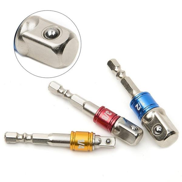 Cheap Hand Tools Sockets Adapter Sets, Hex Square Nut Driver Drill ...