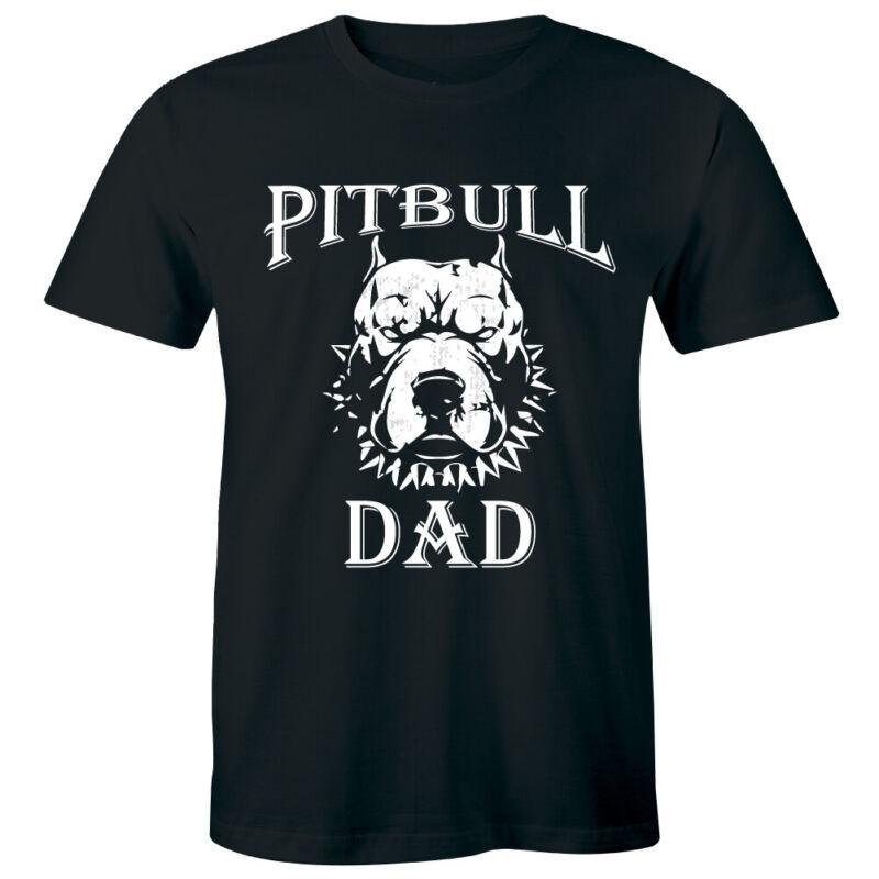 Buy Pitbull Dad New Mens Shirt Dog Pet Lover T-Shirt Ladies Printing ...