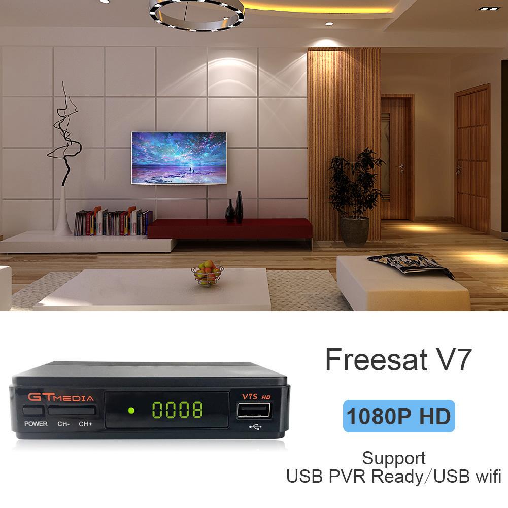 Satellite TV Receiver Decoder V7 HD DVB-S2+USB WiFi Receptor with ...