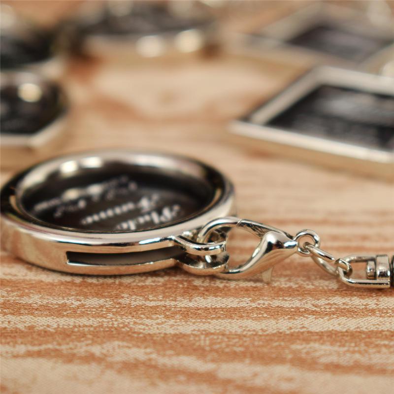 Buy DIY Logo Photo Frame Key Chain Keyrings Gift Car Key Chain Keyrings ...
