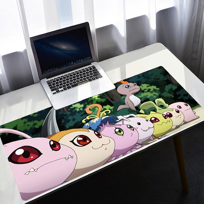 Buy Digimon Anime Large Lock Edge Mouse Pad Computer Mousepad Anime ...
