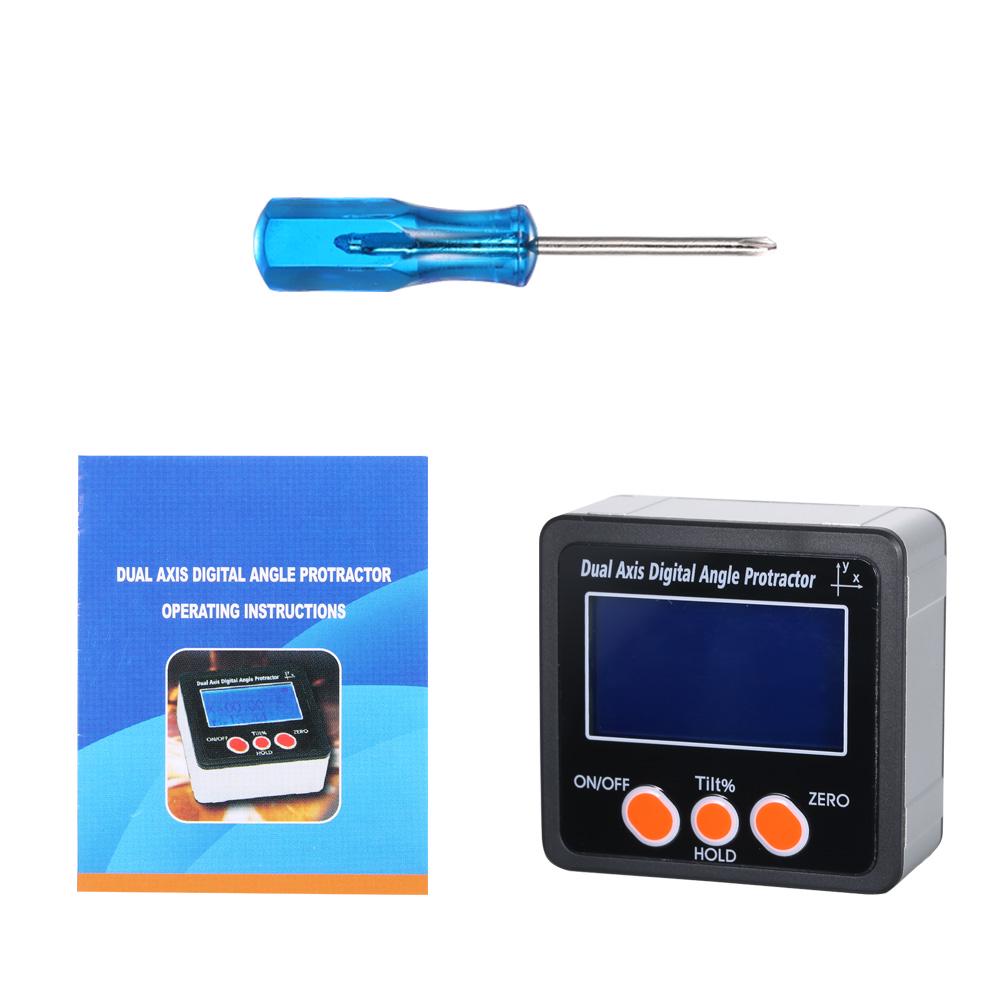 Buy Dual Axis Digital Angle Protractor with Backlight IP65 Waterproof ...