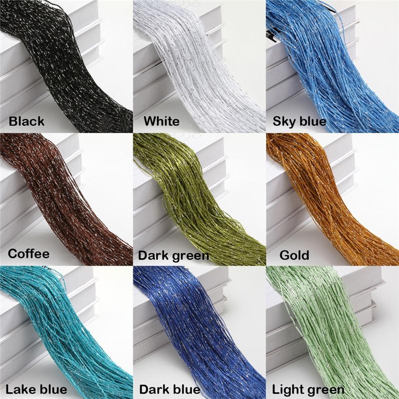 Buy 1x2M Living Room Curtains Thread Curtains Flash Line Shiny Tassel ...