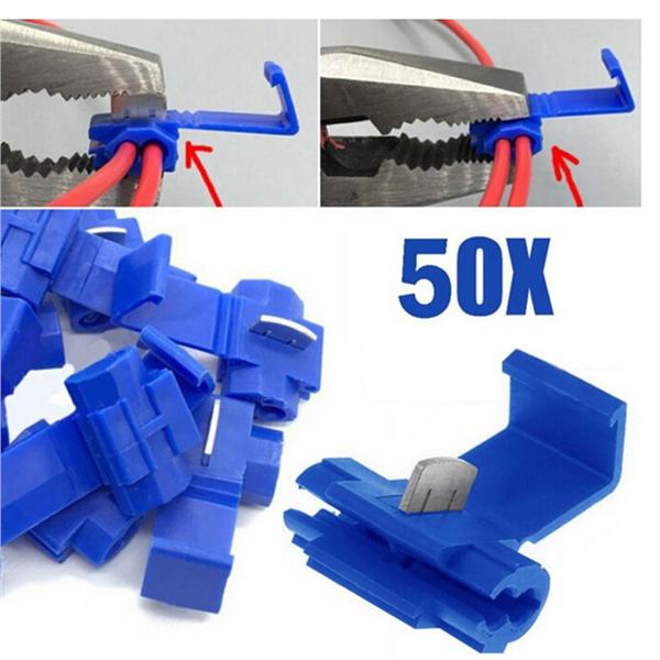 Buy 50pcs Quick Splice Connector Waterproof Wire Connectors Splice ...