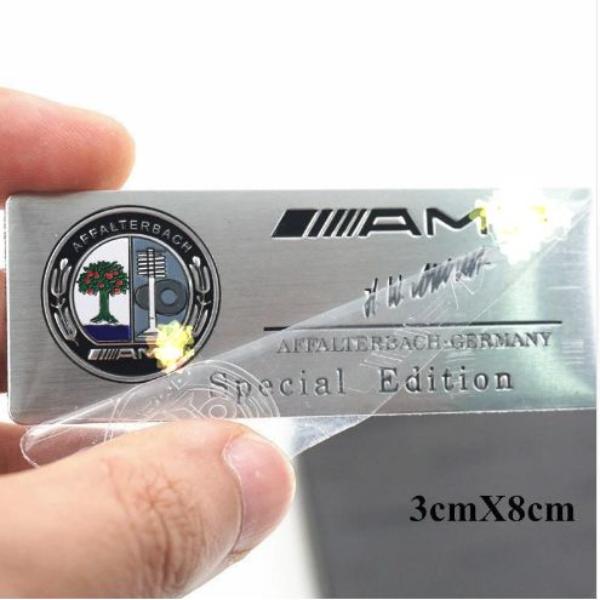 Buy 30x80mm Car Metal Stickers for C63 E39 E60 S AMG Classe W203 W202 ...
