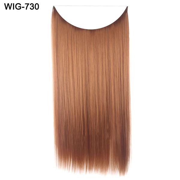 55cm Long Hair Extension Piece Clip in Hair Striaght/Curly Wavy ...
