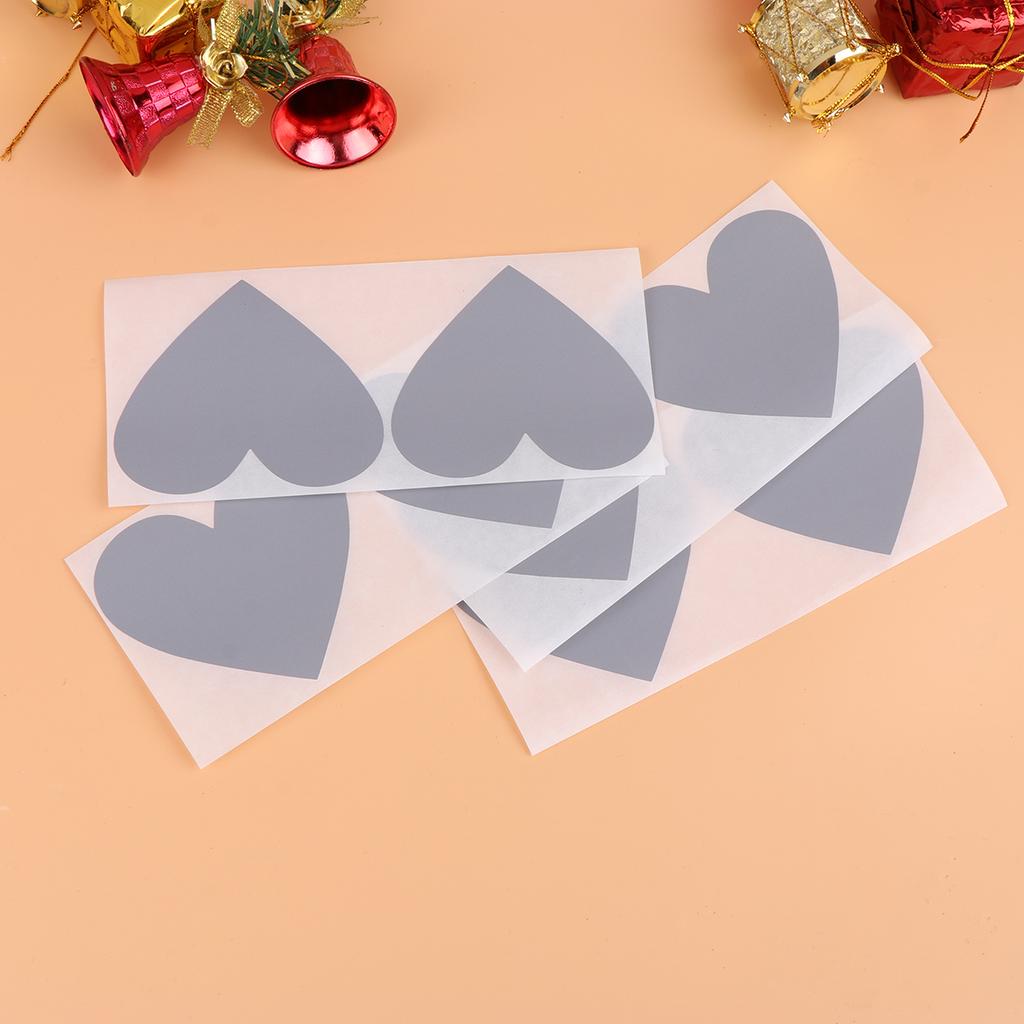 Buy 50PCS Heart-shaped Scratch Stickers Creative DIY Scratch Card ...