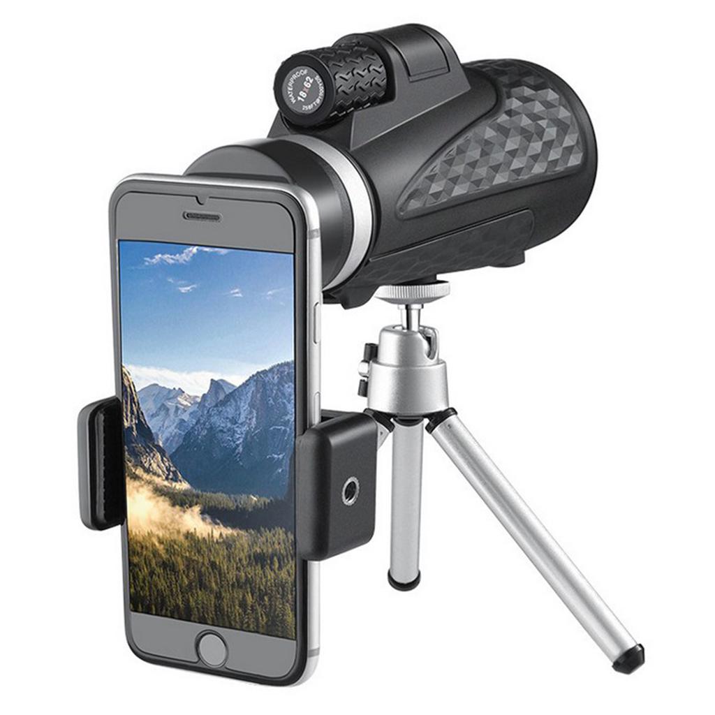 BELIVE Portable10x50 Outdoor Single Mini HD Monocular Cell Phone Camera ...