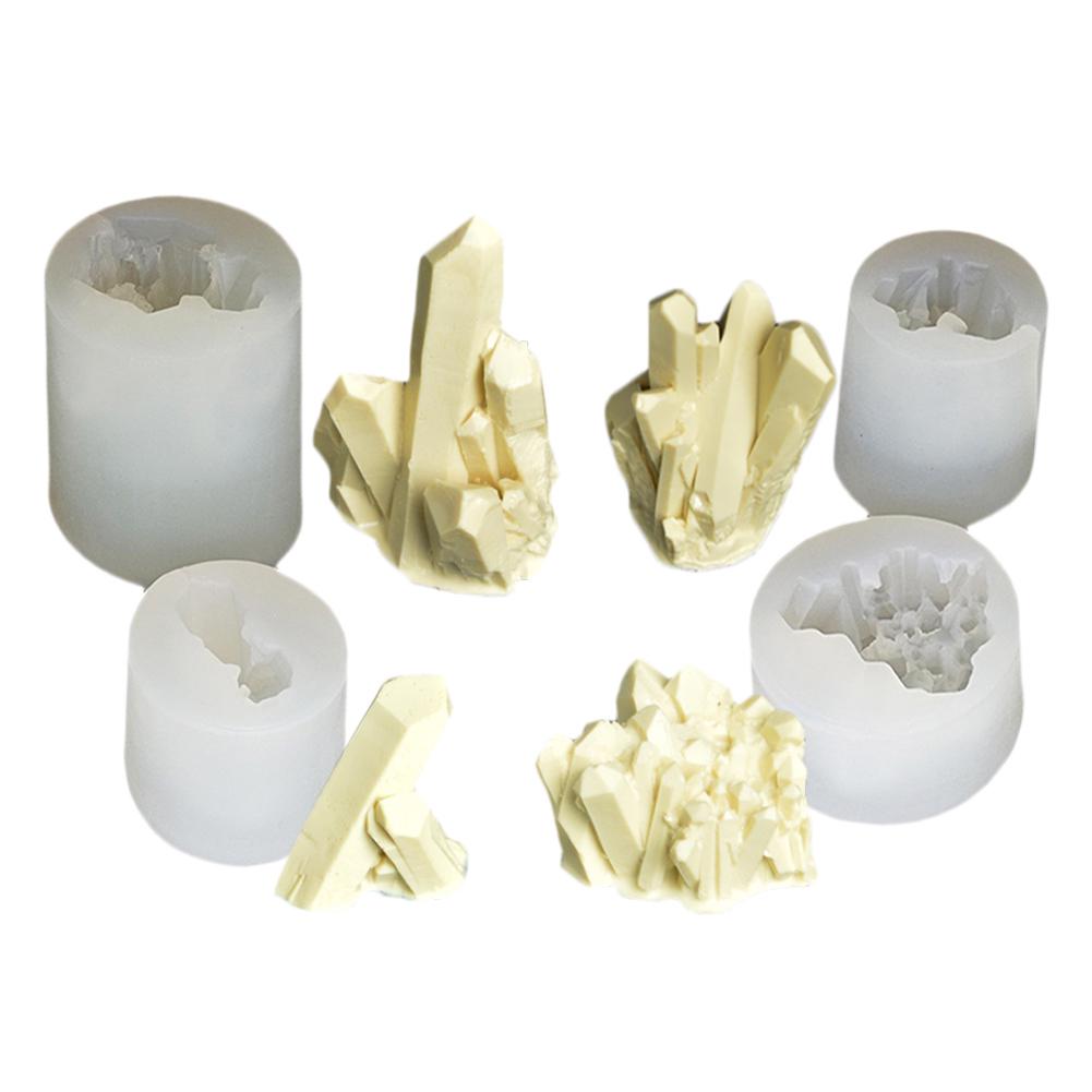 Buy 3D Crystal Column Silicone Molds Candy Mould Chocolate Moulds ...
