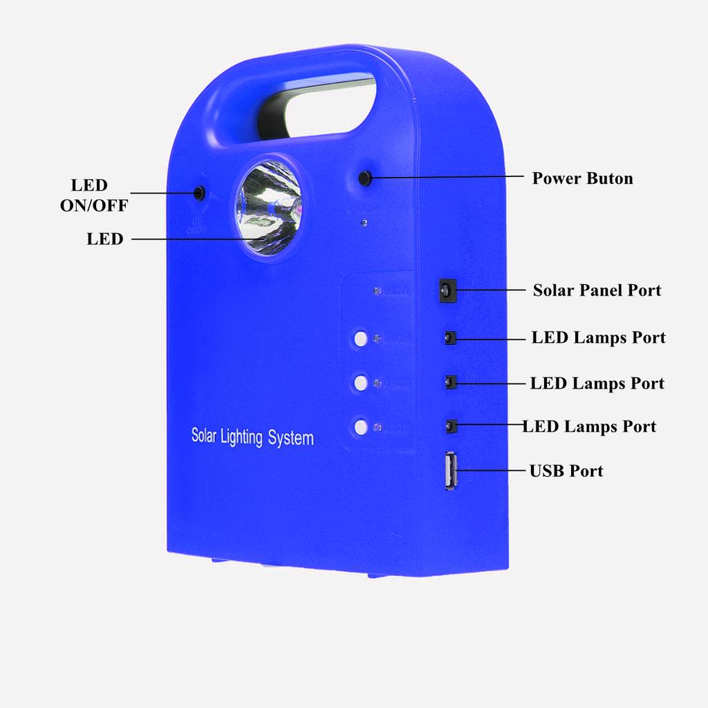 Buy Solar Generator Portable Power Station Panel Included Bank Powered ...