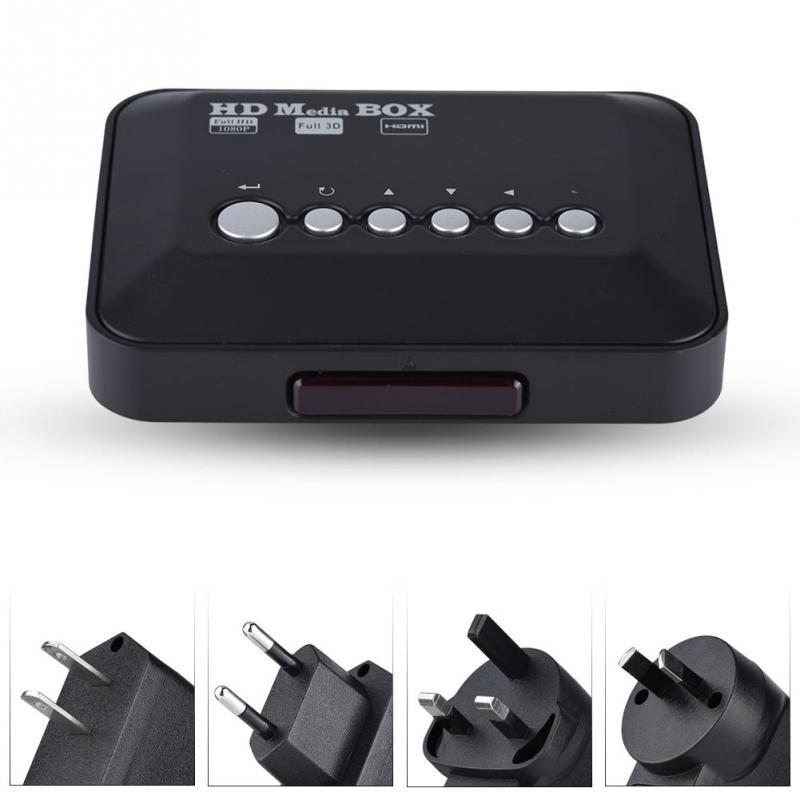 Buy 1080P Hd Audio Video Media Player Box With Ir Remote Control 110V ...