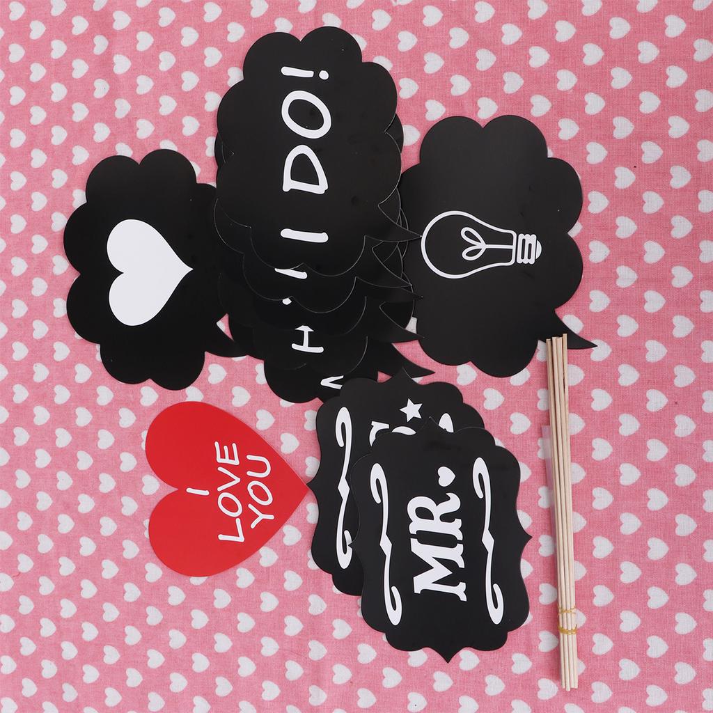 Buy 11pcs Wedding Photo Props Creative Party Supplies Photo Props ...