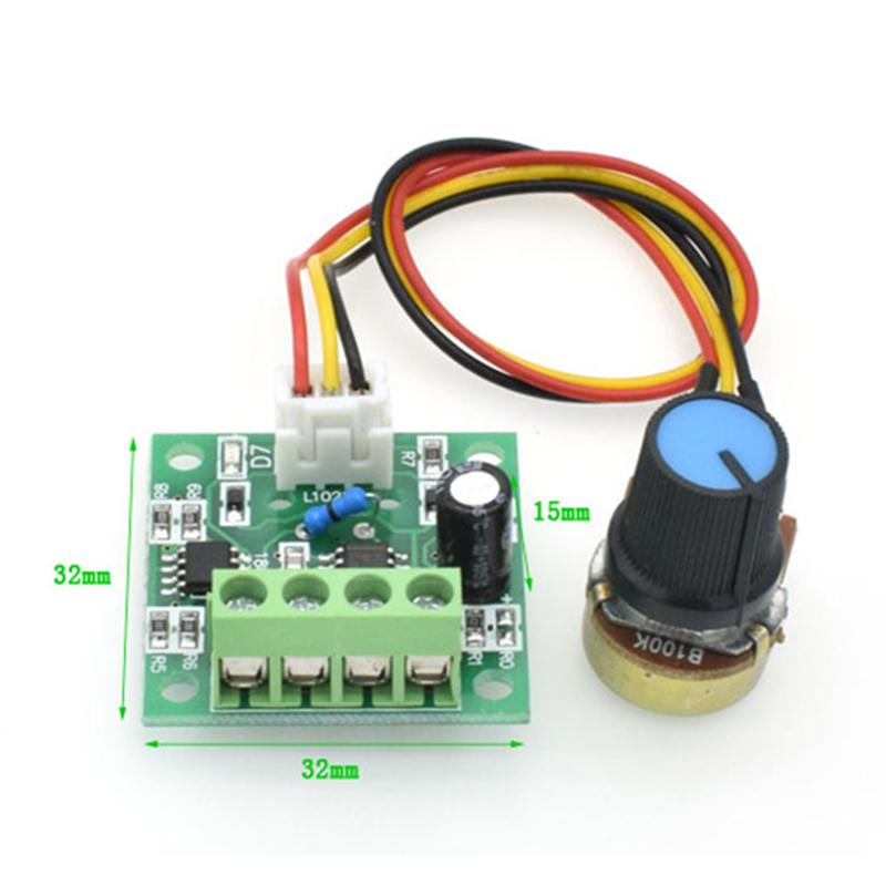 PWM DC Motor Speed Regulator 1.8V 3V 5V 6V 12V 2A Speed Regulation ...