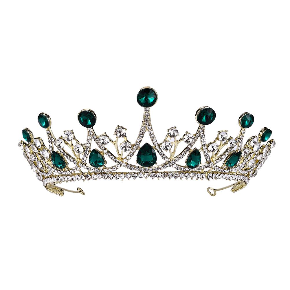 Buy 1pc Crown Classical Elegant Vintage Rhinestone Inliad Large Crown ...