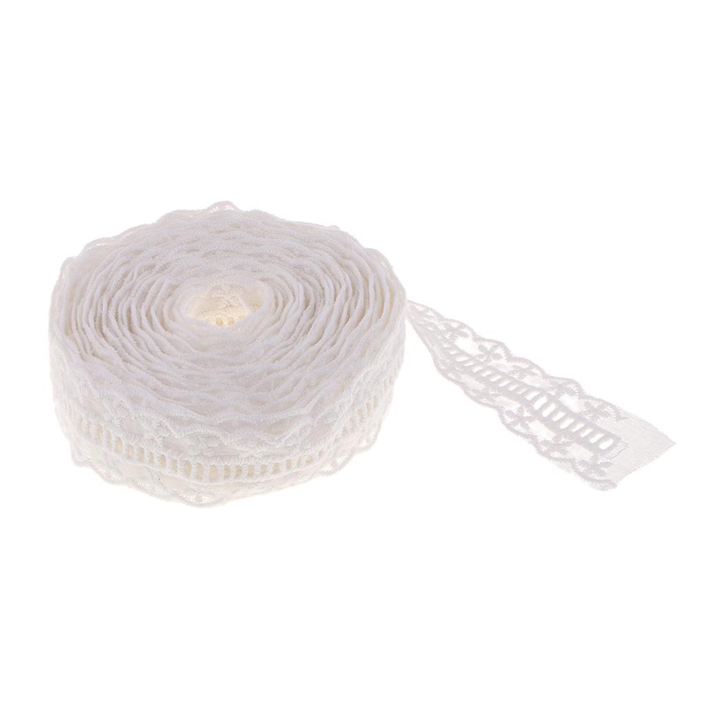 Buy 5yds Pleated Edge Band Stretchy Cotton Ruffle Trims Sewing Craft ...