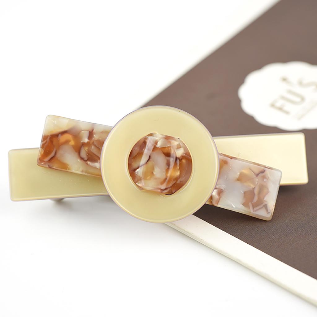 Buy Multicolor Retro Noslip Auto Clasp Tortoise Shell Barrettes Black ...