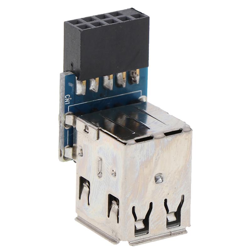 Buy Internal Header Adapter 2 Ports Usb2.0 A Female 9Pin Motherboard To ...