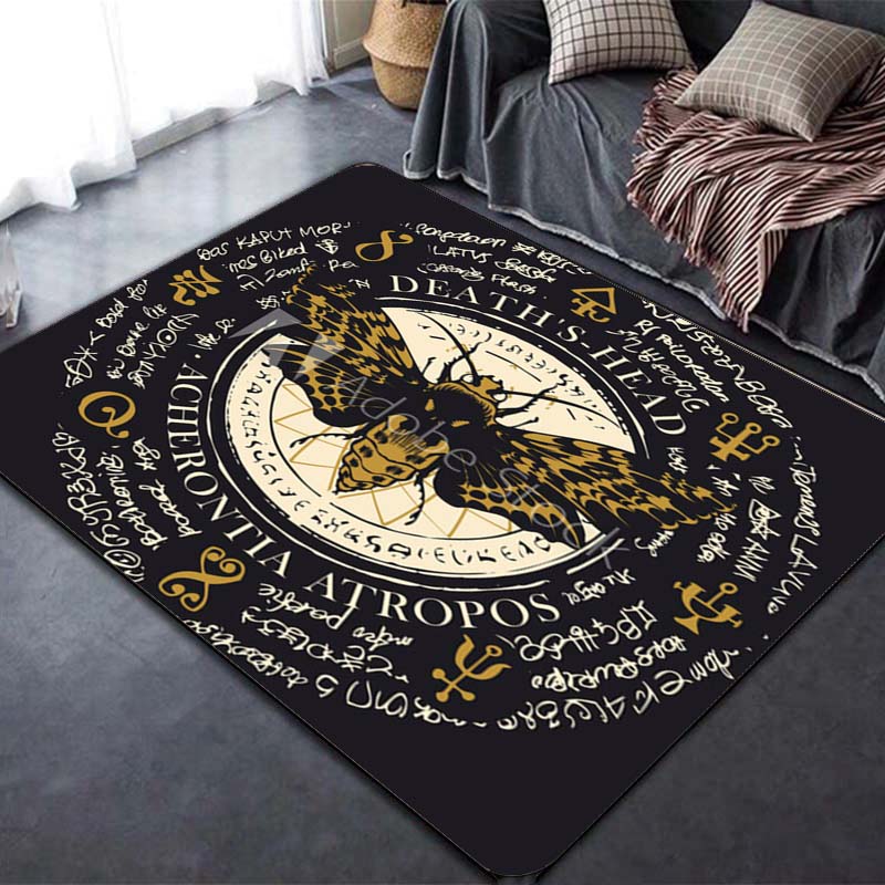 Cheap Satanic Goat Demon Area Rug Illustration of A Beetle 3D Printed ...