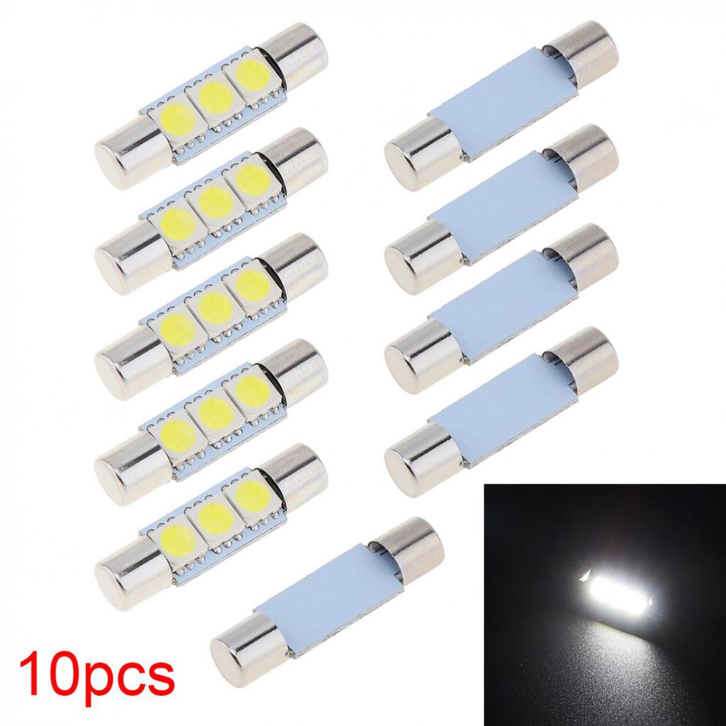 Cheap 10pcs Visor Mirror Lights Car 6614 28mm 5050 3smd Interior ...
