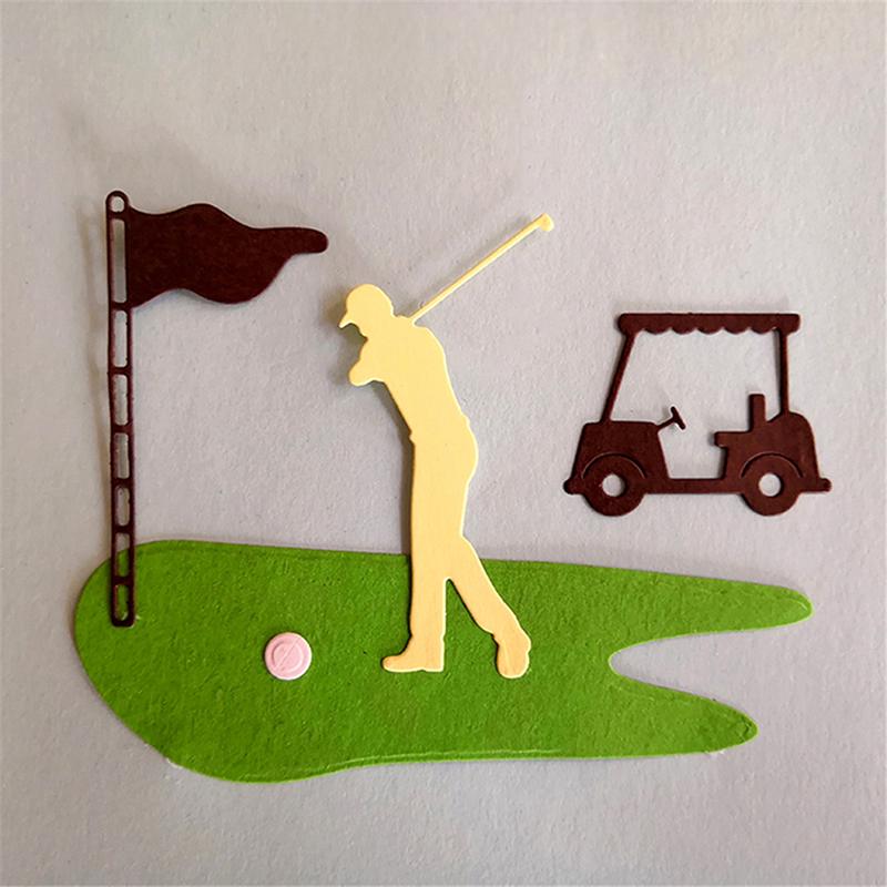 Buy Golf Course Design Metal Cutting Dies For Diy Scrapbooking Album ...