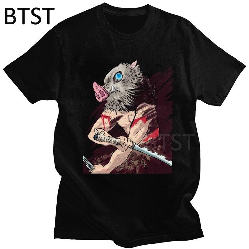 Buy Funny Inosuke Hashibira T Shirt Anime Demon Slayer Kimetsu No Yaiba ...