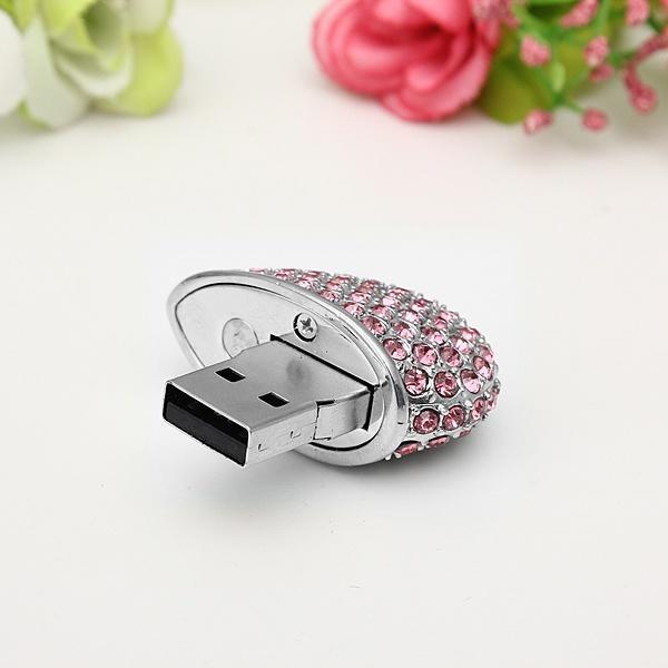 Buy Bestrunner New Crystal Shining Heart Model USB 2.0 Flash Memory ...