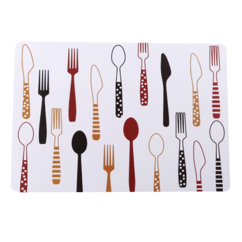 Buy Cartoon Printing PP Table Mat Waterproof Heat Resistant Placemat at ...