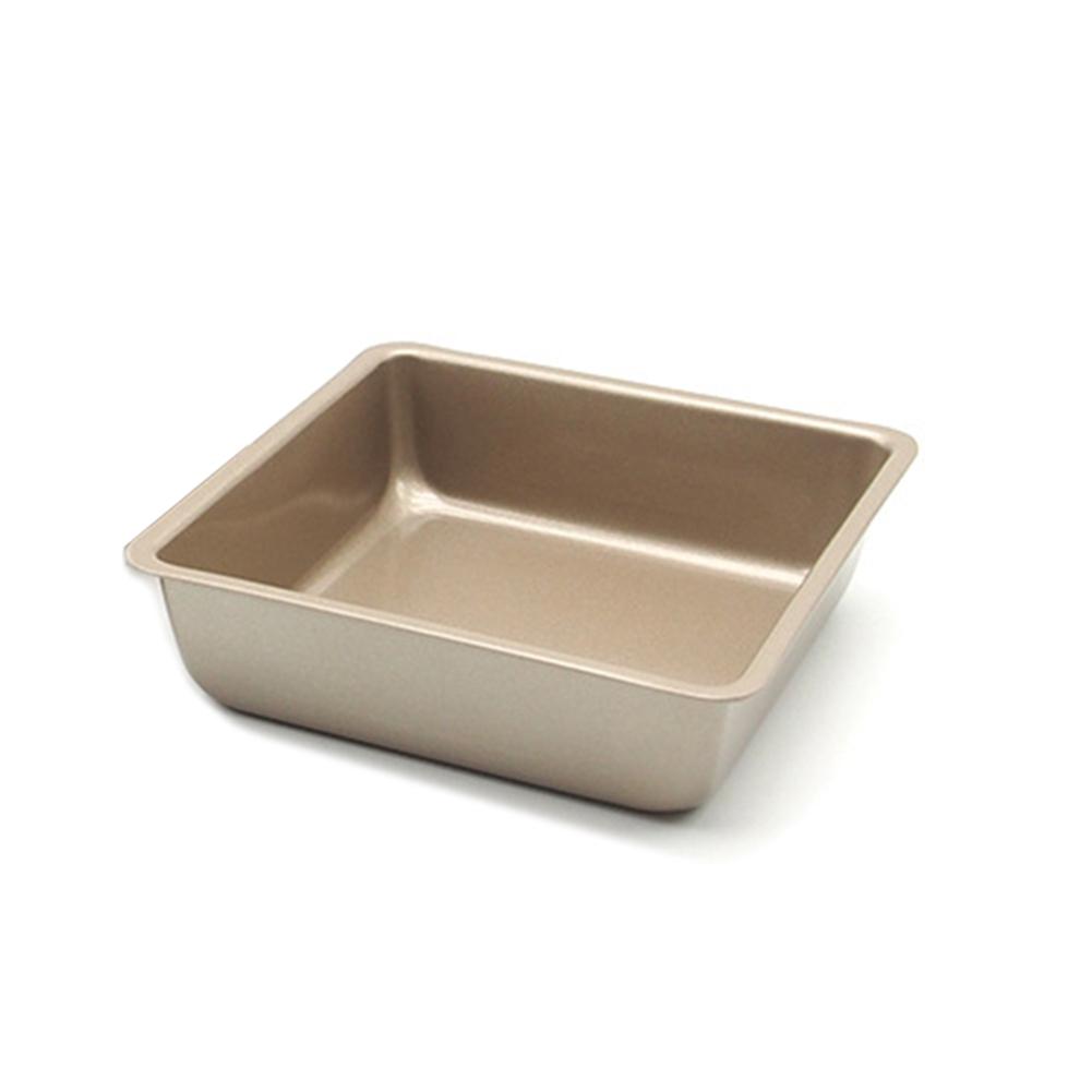 Buy Mini Square Cake Pan 4 Bread Baking Dish Mould Anti-Stick Kitchen ...