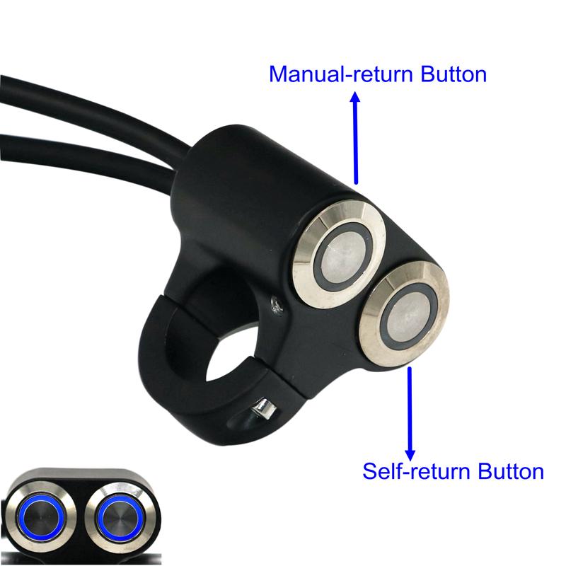LMoDri Motorcycle Switches Handlebar Headlight Hazard Brake Light ON ...