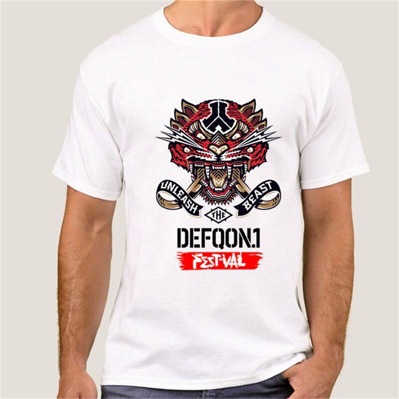Buy New Defqon 1 T Shirts Fashion O Neck Short Sleeve T Shirt Summer ...